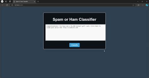 Fiza Khan On Linkedin Machinelearning Nlp Spamdetection Flask