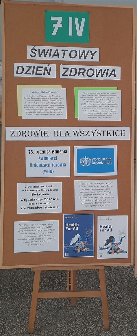Światowy Dzień Zdrowia Zespół Szkolno Przedszkolny w Powidzu