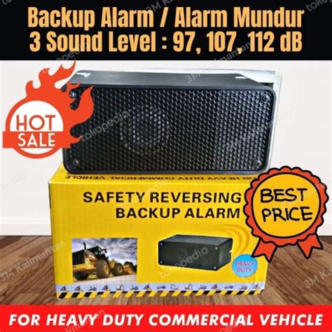 Promo Backup Alarm Mundur Super Nyaring 112 Db Safety Reversing Diskon