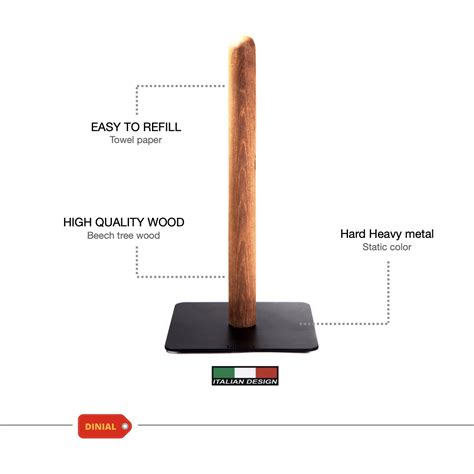 ⭐️ خرید اینترنتی پایه رول دستمال کاغذی دینیال مدل 0034 1403 فروشگاه