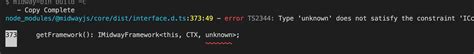 Build Failed Because Of Type Check Fail · Issue 2462 · Midwayjsmidway
