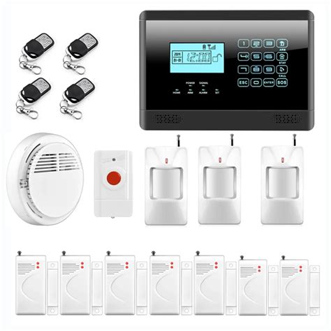 Emergency Panic Alarm Wireless GSM SMS Home Security Alarm System 850 900 1800 1900MHz Touch
