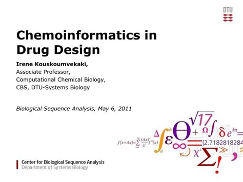 Ppt Chemoinformatics In Drug Design Powerpoint Presentation Free Download Id7009203