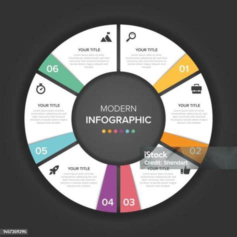 인포그래픽 요소 벡터에 대한 창의적인 개념 6 옵션 단계 목록 프로세스 그래프의 추상 요소 단계 옵션 부분 또는 프로세스가 있는 다이어그램 타임라인 인포그래픽 워크플로 또는