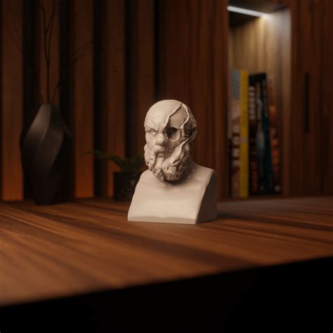 Бесплатный Stl файл Череп Сократа 👾・Шаблон для загрузки и 3d печати・cults