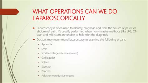 Laparoscopy Ppt