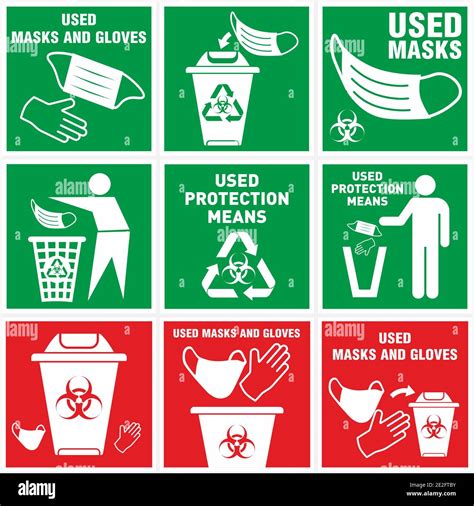 Biohazard Waste Disposal Bin With The Symbol Of Infectious Waste