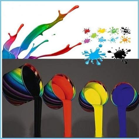 Multicolor Liquid Water Based Inks For Flexo Printing Packaging Size