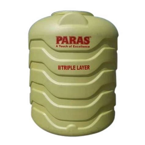 Paras Litre Plastic Triple Layer Tank At Piece In Jaipur ID