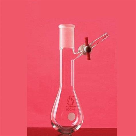 Schlenk Kjeldahl Flask With Stopcock On Side Capacity 50 To 1 000 Ml Labxsci