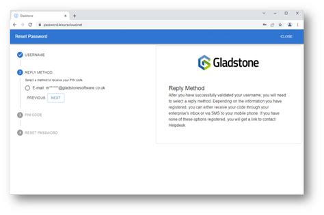 Hosted Password Reset User Guide