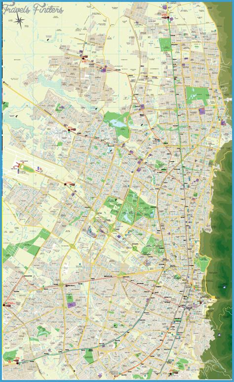 Bogota Metro Map TravelsFinders