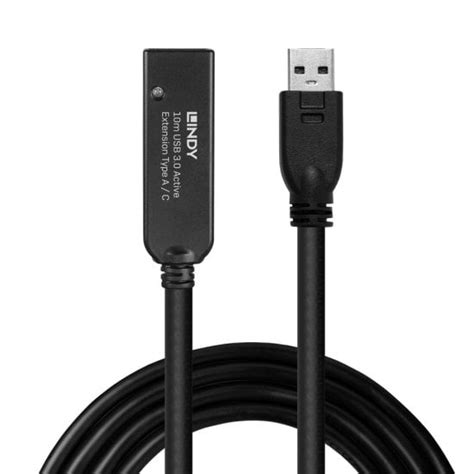 10m Usb 3 0 Active Extension Type A To C Usb From Lindy International Ltd Uk