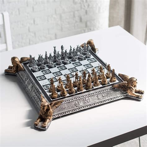 Inches Dark And Light Brown Weighted Chess Set Unique With