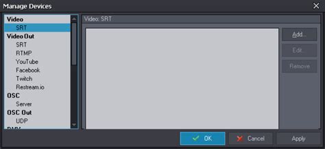 No Ndi Option In Manage Device Forum Aximmetry