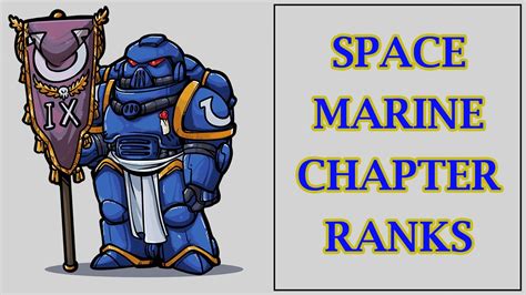 Space Marine Chapter Ranks Warhammer 40k Lore Youtube
