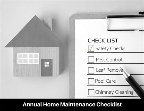 Annual Home Maintenance Checklist Coffeetoast