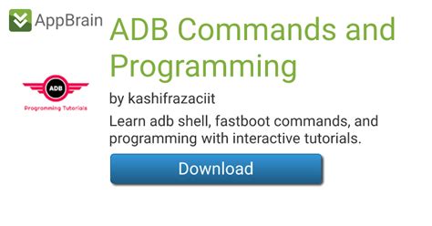 Adb Commands And Programming For Android Free App Download