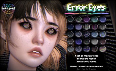 Second Life Marketplace [n A P] Error Eyes