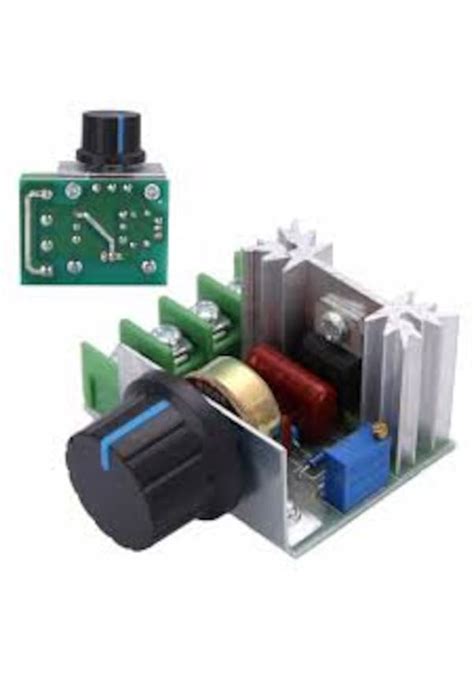 Ac 220V 2000W Dimmer Yüksek Güçlü Gerilim Regülatörü Fiyatları ve
