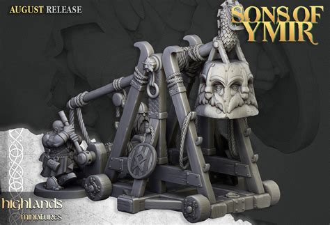 Dwarf Siege Engines Highland Miniatures Mtg Terrain Terrain