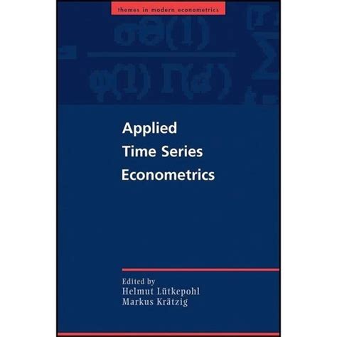خرید و قیمت کتاب زبان اصلی Applied Time Series Econometrics اثر جمعی از نویسندگان ترب