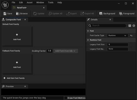 Creating And Assigning Fonts In Unreal Engine User Interface Unreal
