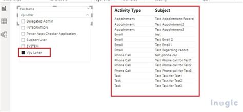 How To Filter Activities By Selected Users In Power BI Reports Power Community