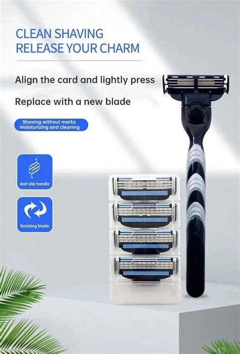 Layer Razor Blade Men S Stainless Steel Razor Blade Holder And