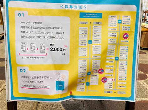 1000円券当たる！【大阪福島区野田阪神】の「野田新橋筋商店街」81（日）からレシートキャンペーン実施中！