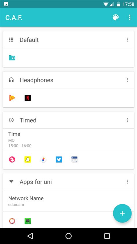 Contextual App Folder Shows Apps Based On Context Triggers