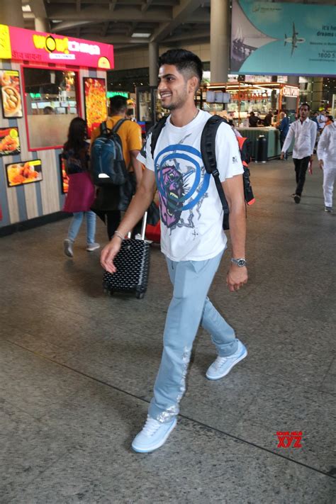 Indian Cricketer Shubman Gill Spotted At Airport Arrival Gallery