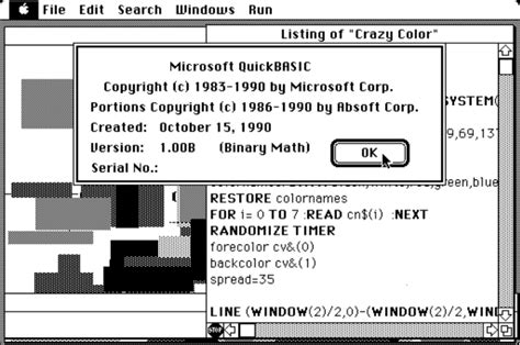 Logiciel Quickbasic Pr Sentation Du Logiciel