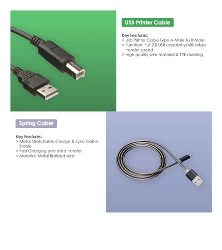 Printer Usb Cable At ₹ 36 Piece यूएसबी प्रिंटर केबल In Bengaluru Id 2853176159833