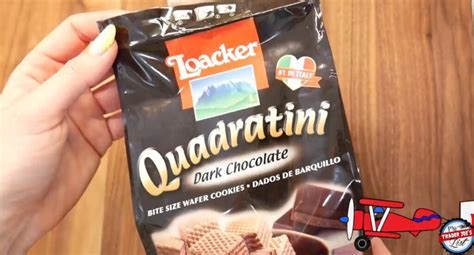 Trader Joes Loacker Dark Chocolate Quadratini Review 369 Trader