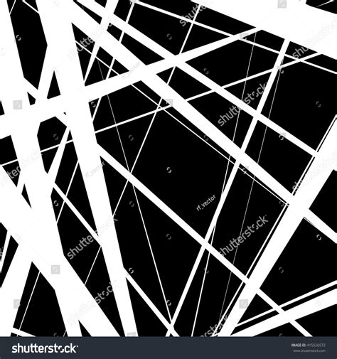 Abstract Irregular Lines Pattern Background Monochrome Stock Vector Royalty Free