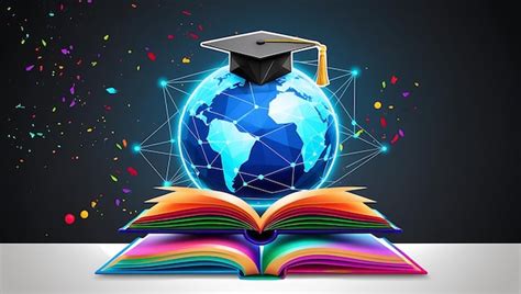 Premium Photo Globe With A Globe And A Book On The Top