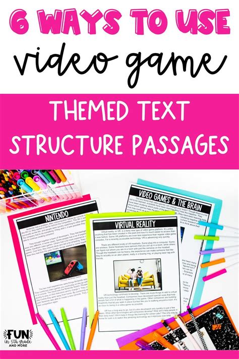 Teaching Text Structure In Upper Elementary While Learning About Video Games Artofit