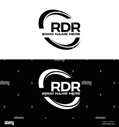 Rdr Logo R D R Design White Rdr Letter Rdr R D R Letter Logo Design