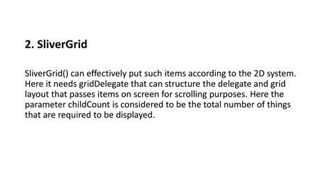 Ppt What Is Sliverlist Class In Flutter App Development Powerpoint Presentation Id