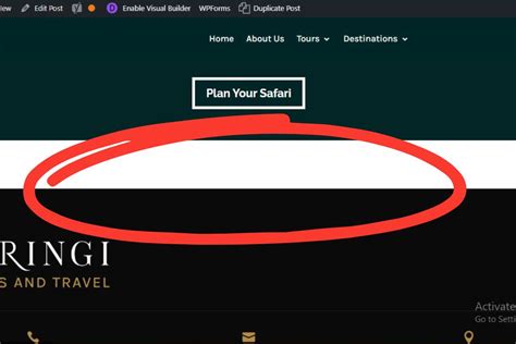 How To Remove The White Space Above The Footer In Divi Web Focus Solutions