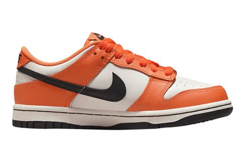 Nike Dunk Low Gs White Orange Black Aug 2022 Dh9765 003