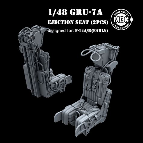 Gru 7a Ejection Seats For Grumman F 14 Ab Tomcat Early 2pcs 3d