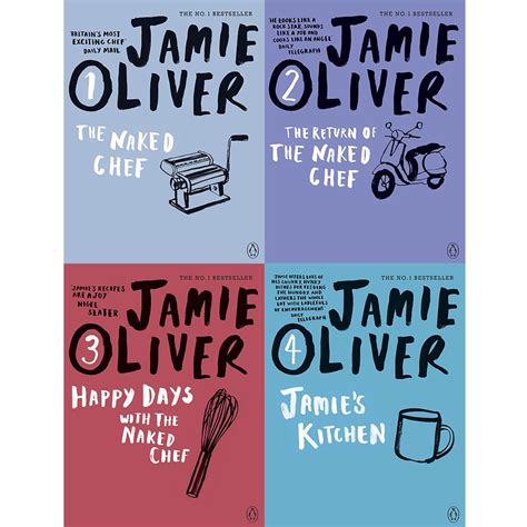 Jamie Oliver Collection 4 Books Set The Naked Chef The Return Of The