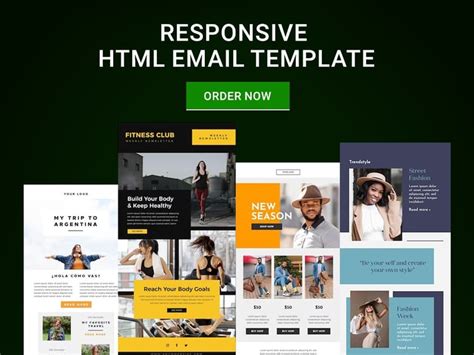 Responsive Html Email Template Newsletter Upwork