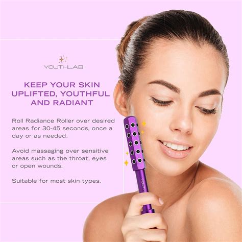 Youthlab Radiance Roller Germanium Stone Uplifting Face Massager