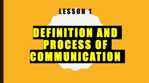 Process Of Communication Autosaved Pptx