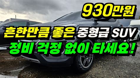 천만원대 이하 가장 마음 편한 패밀리 Suv Youtube