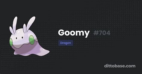 Goomy Dittobase Pokédex