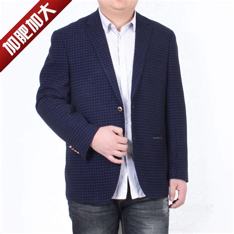 霸王鼠高档大码男装西服外套 特大码休闲加肥加大西装 260 300斤都市魔王